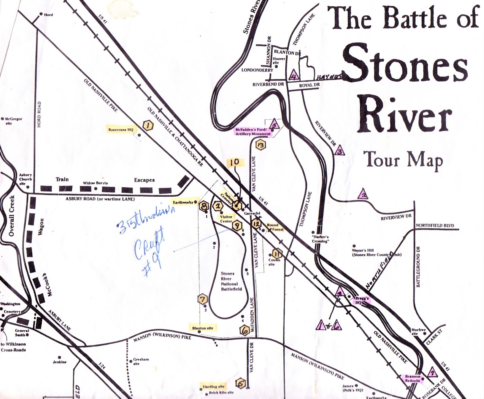 Erik's Choice: Stones River: Murfreesboro, Tennessee