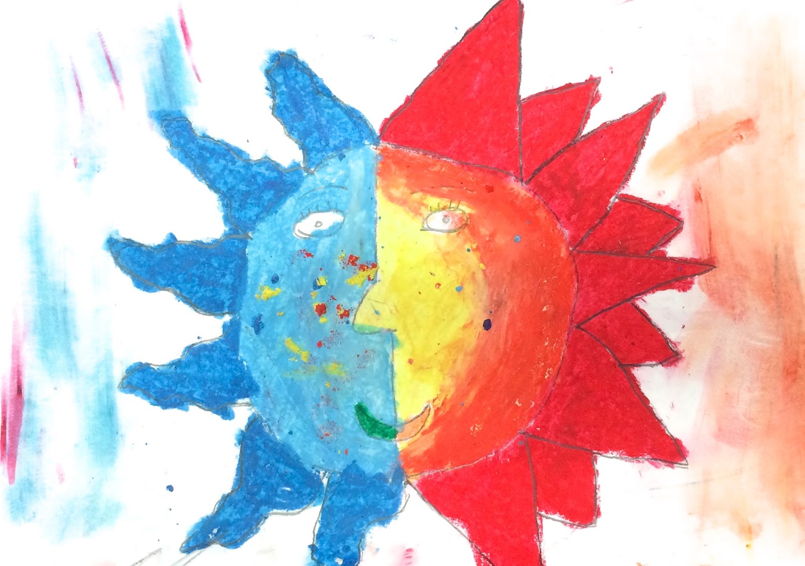 Art Class with Naomi: Oil Pastel Suns