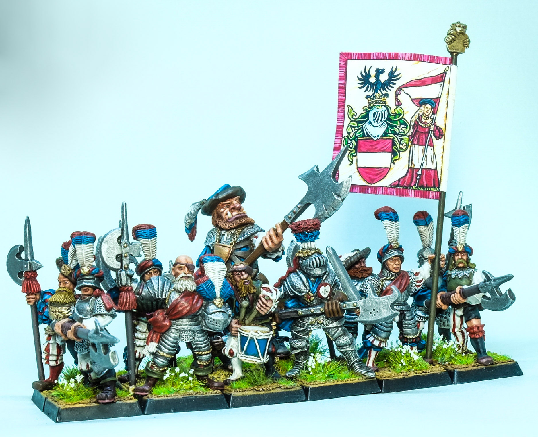 THE WORK OF SHAITAN: Warhammer Empire (Tilean) Halberdiers of Trantio ...