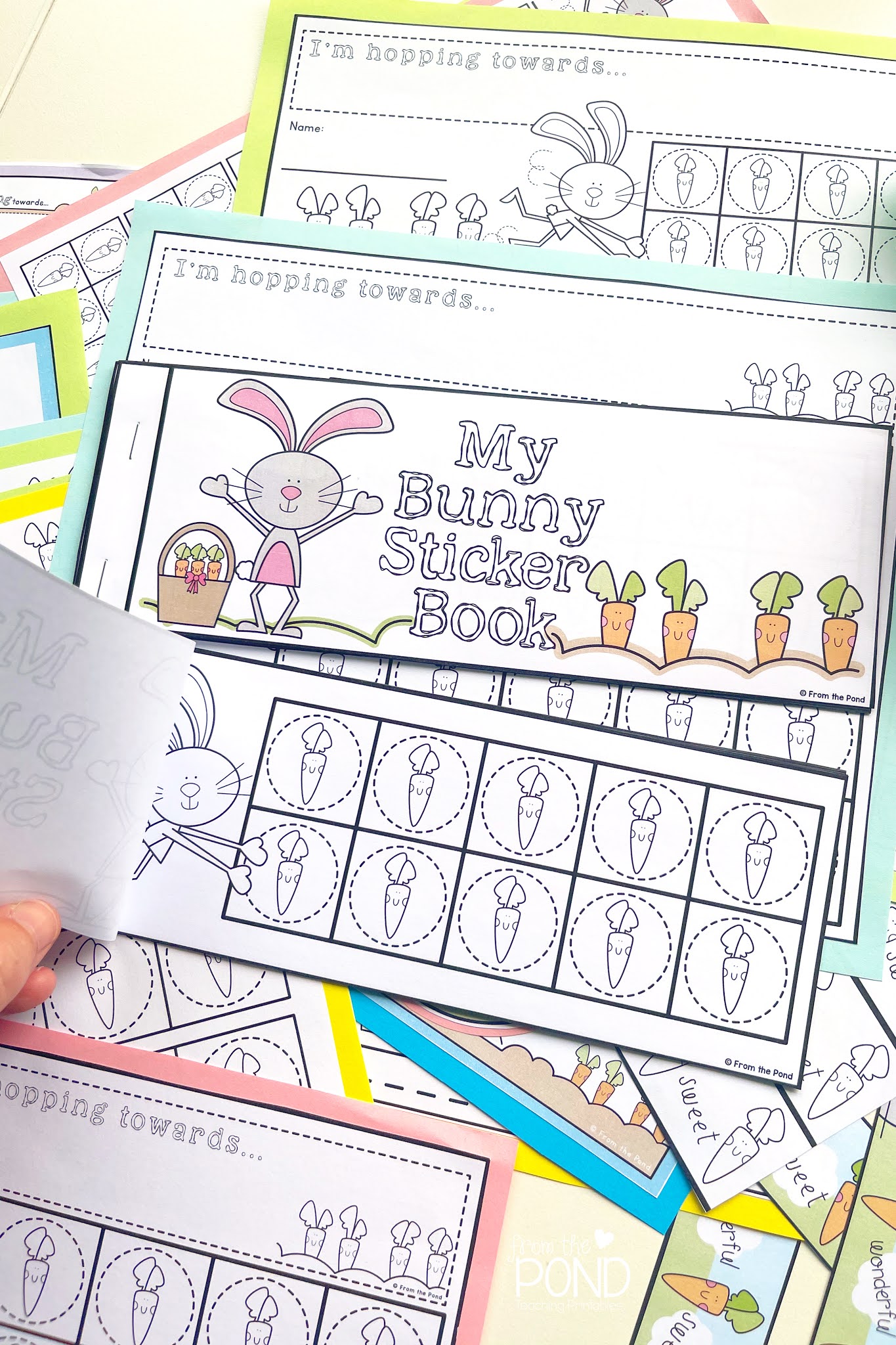 Hopping Bunny Behavior Incentive Chart Pack | From the Pond