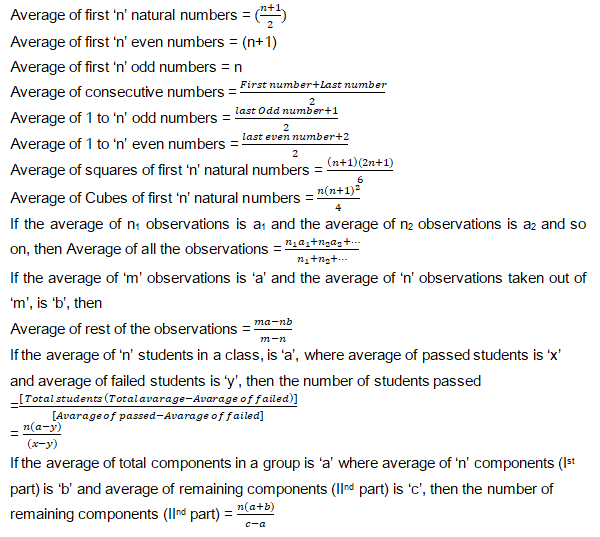 AVERAGE - Concept, Formula