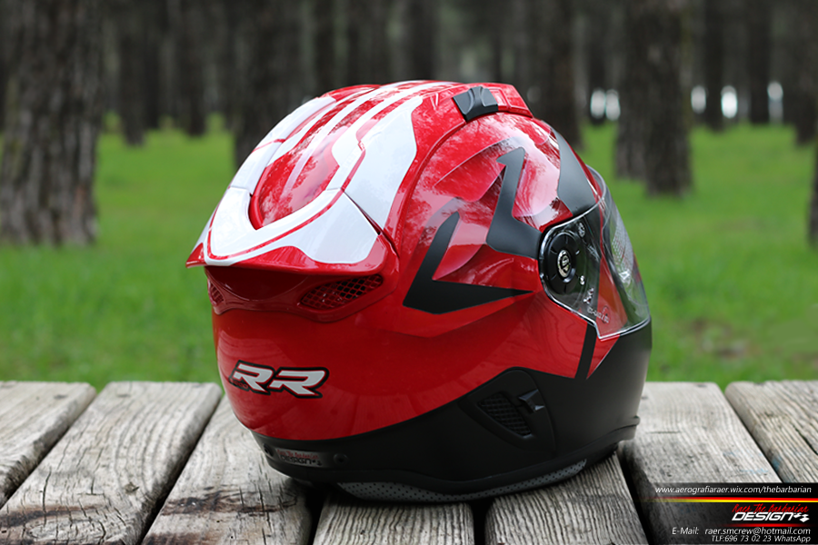 Racing Helmets Garage: Schuberth SR1 "BMW RR" by RAER The Barbarian