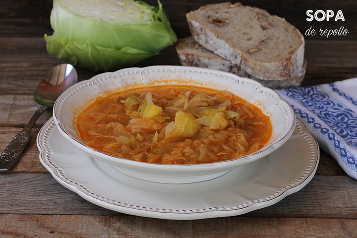 SOPA DE REPOLLO (THERMOMIX) | El jardín de mis recetas