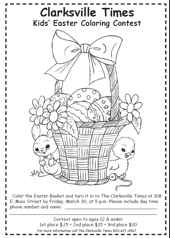 The Clarksville Times: Enter the Clarksville Times Easter Coloring Contest!