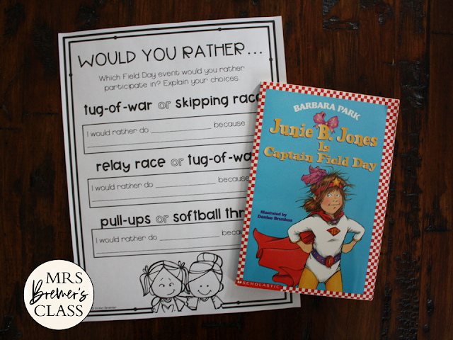 Junie B. Jones is Captain Field Day! | Mrs. Bremer's Class