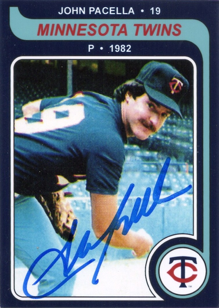 Minnesota Sports Autograph Project: JOHN PACELLA