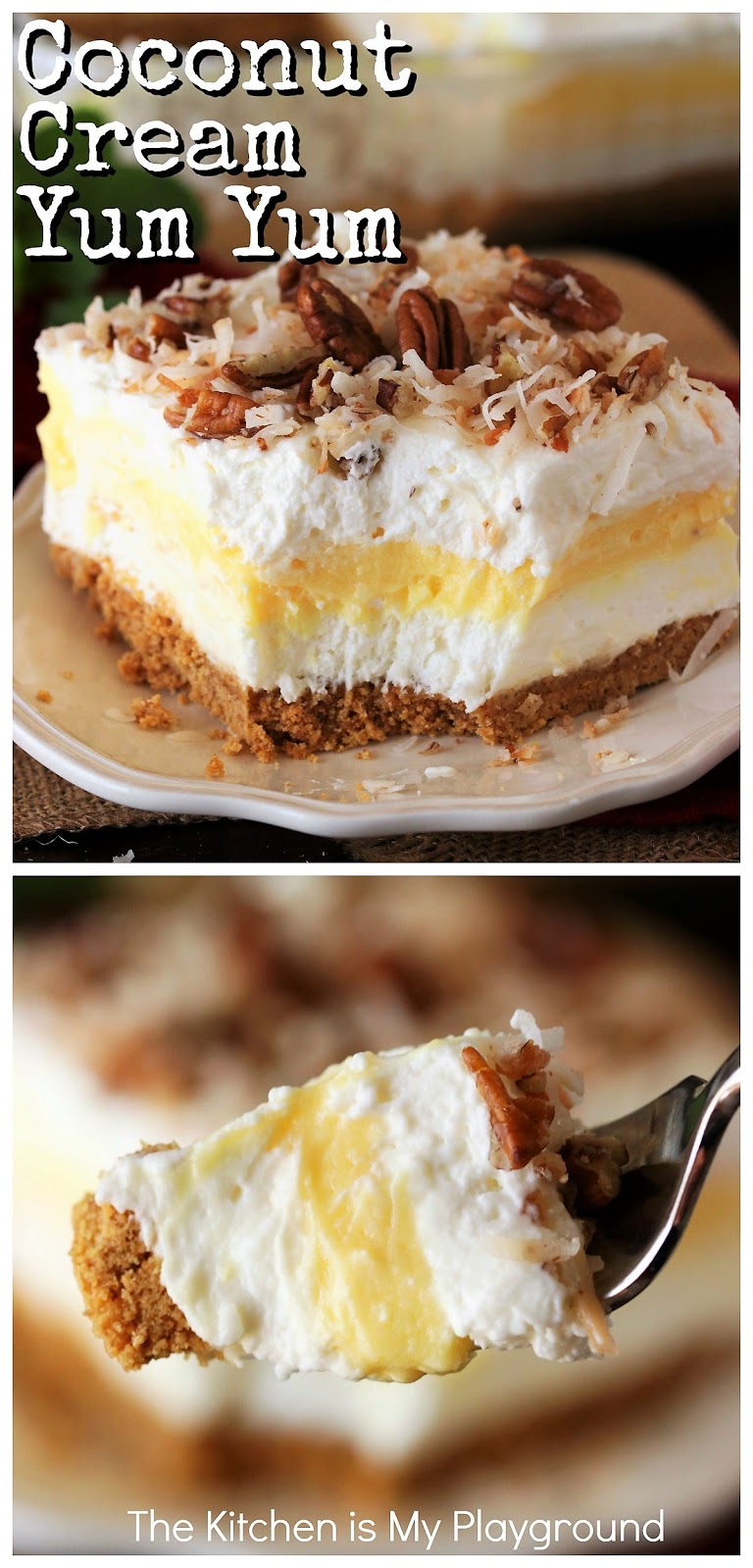 Coconut Cream Yum Yum | The Kitchen is My Playground