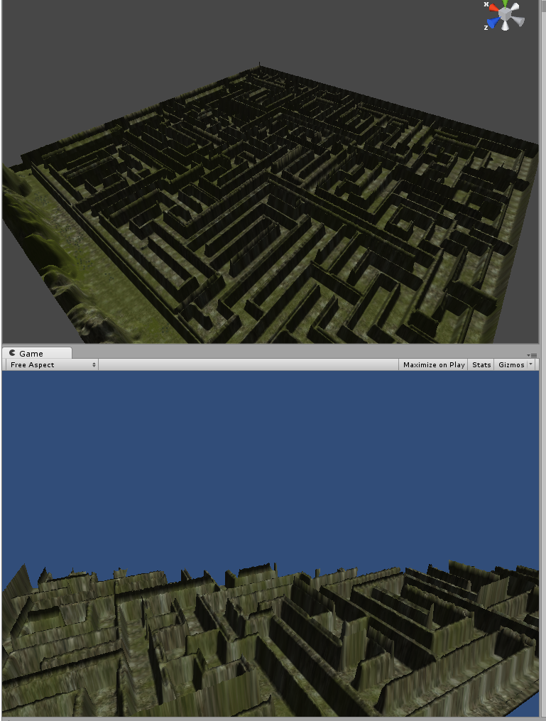 Aimée Lally: screen shot of my maze