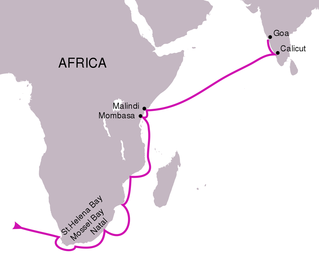 Historic Alleys: Vasco Da Gama - Voyage to Calicut - 1498