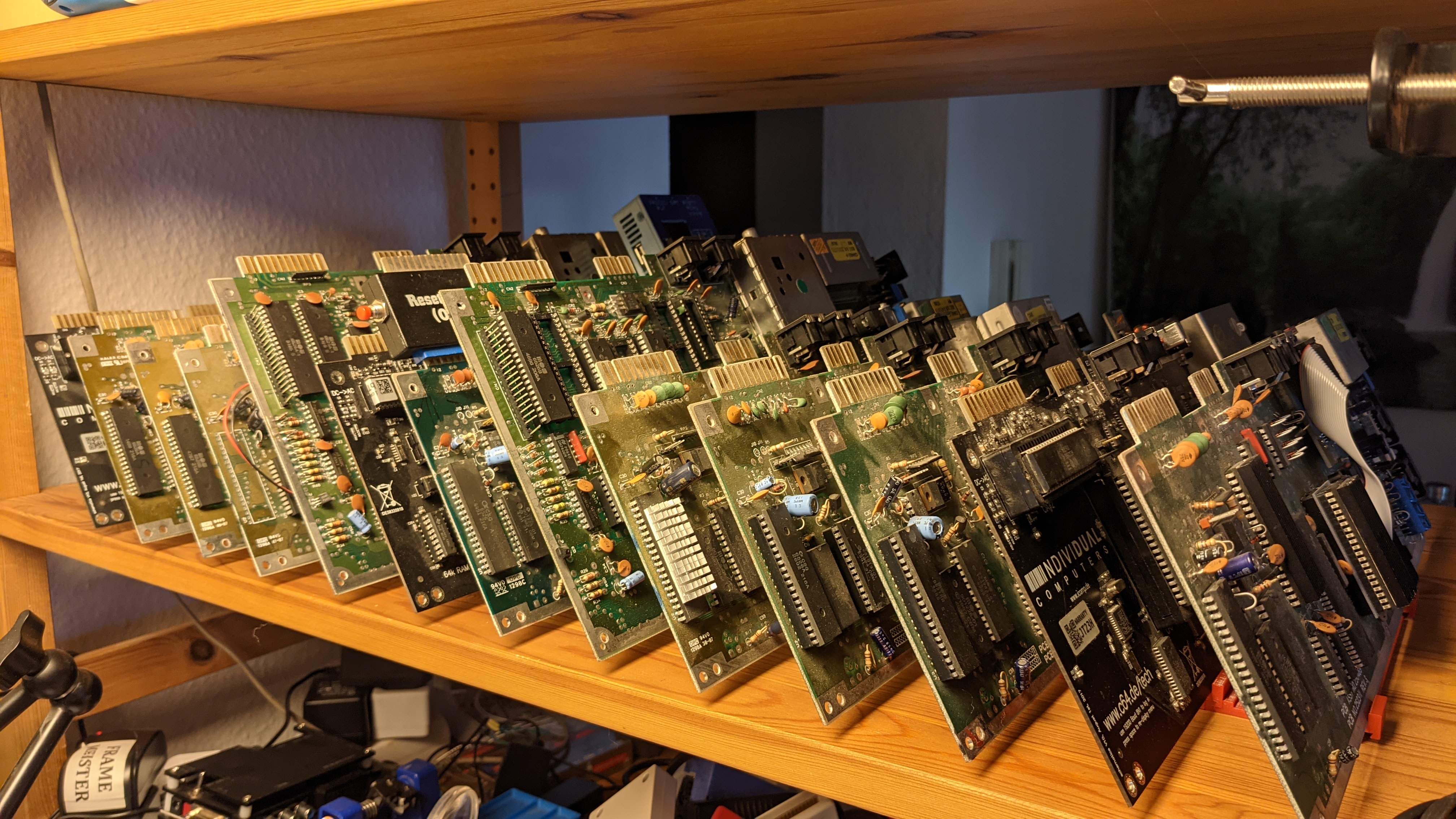 _ C64 CUSTOMS _: C64 board collection taking shape