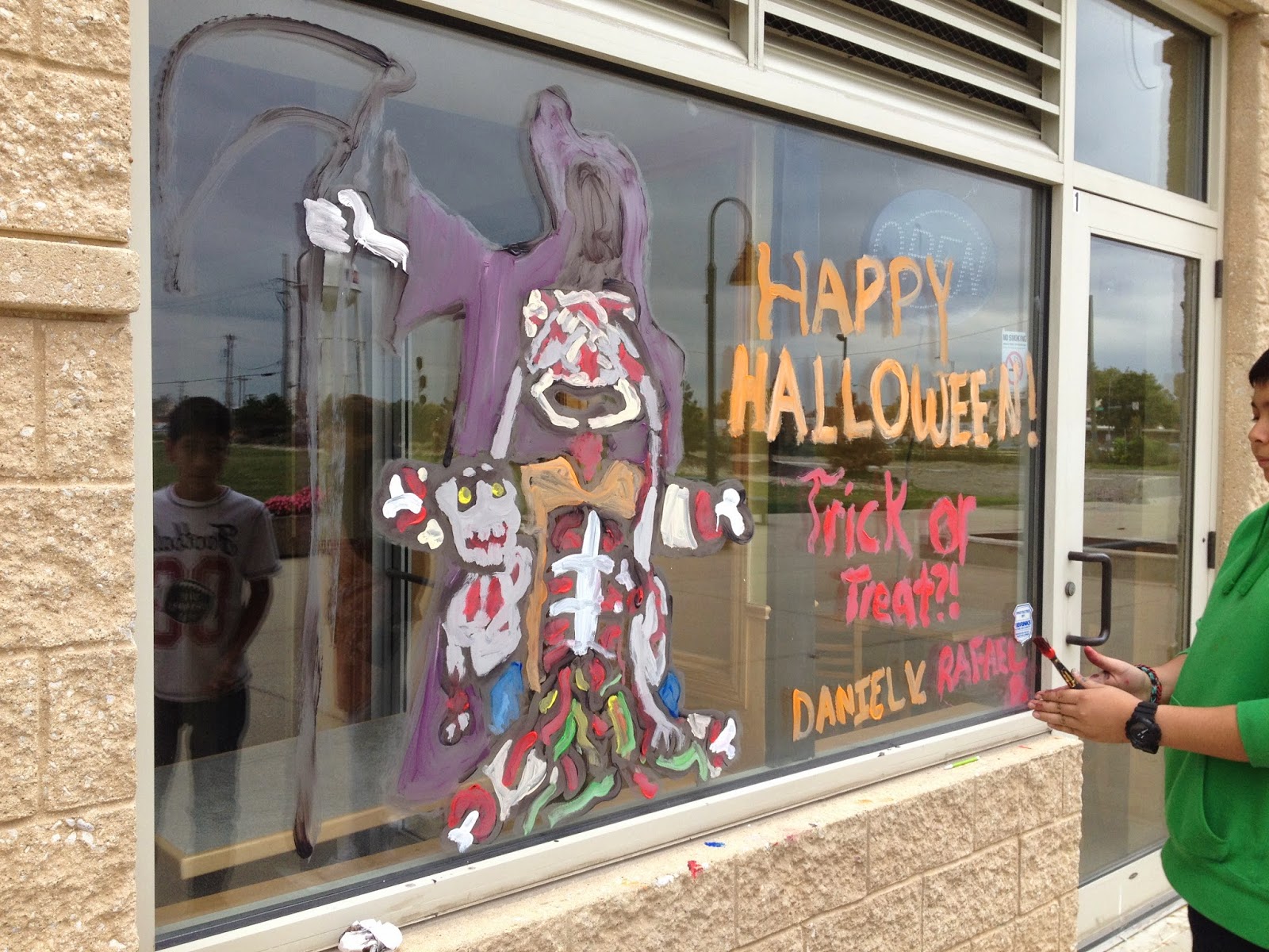 Halloween Window Painting!