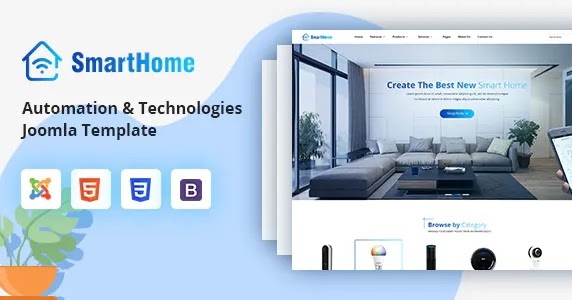 SmartHome - Smart Home Automation & Technologies Joomla Template ...