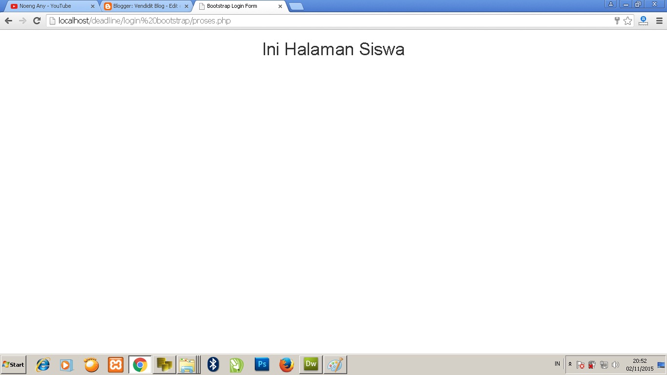 Cara Membuat Login Multi User dengan PHP, MySQL dan Bootstrap ...