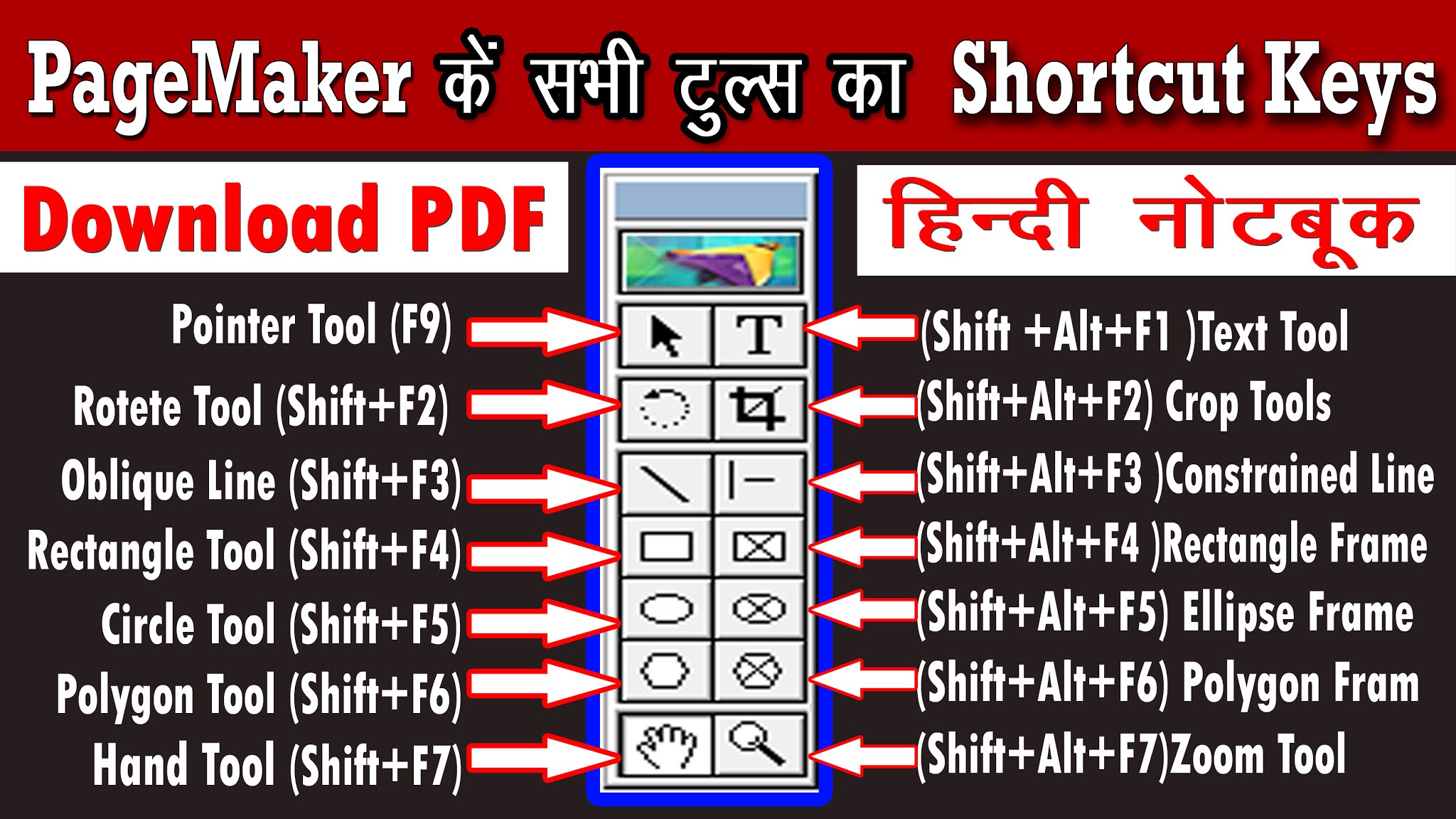 Adobe PageMaker All Tools Name And Shortcut Key In Hindi PageMaker adobe-pagemaker-all-tools-name-and-shortcut-key-in-hindi-pagemaker