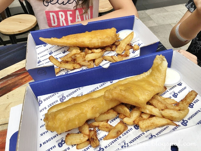 GoodyFoodies: Harry Ramsden Genting: Fish & Chips