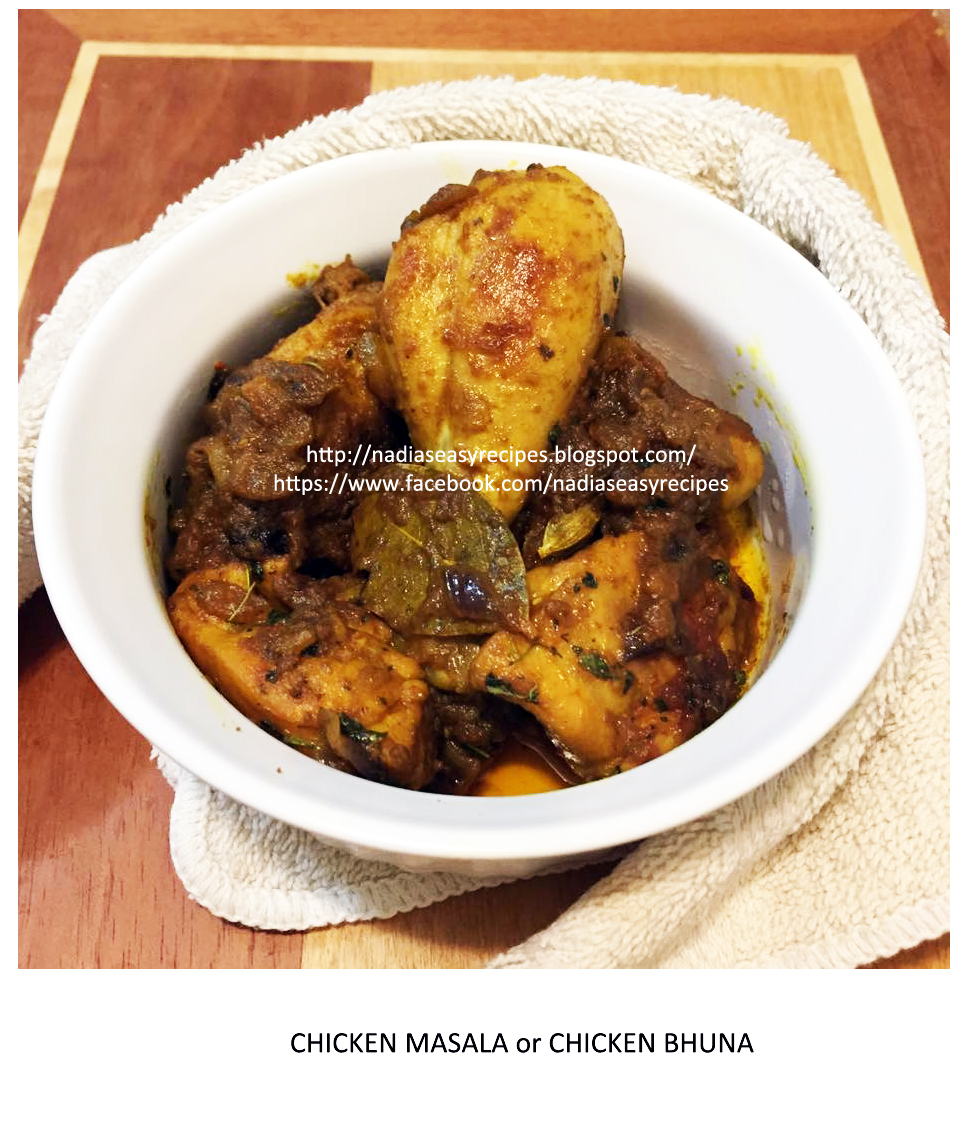 Chicken Masala or Chicken Bhuna | Nadia's Easy Recipes