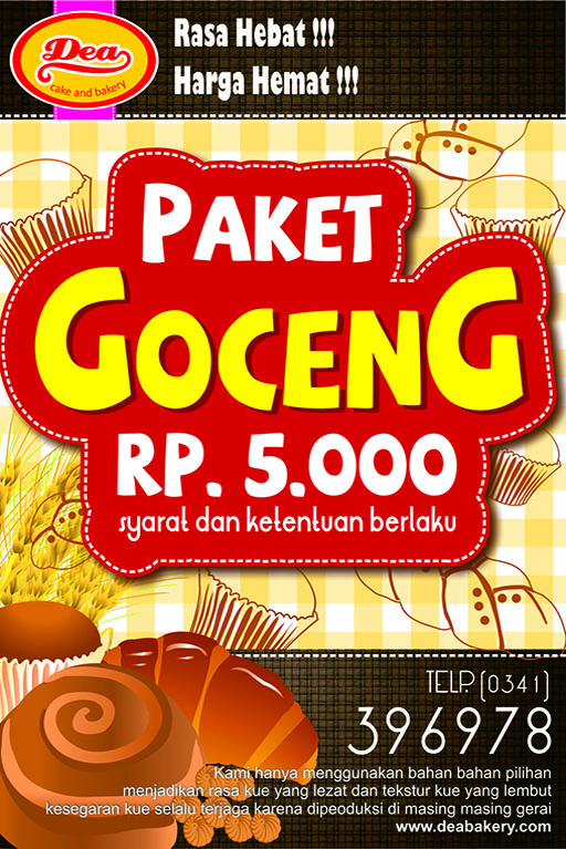 Desain Spanduk Dea Cake & Bakery - itd