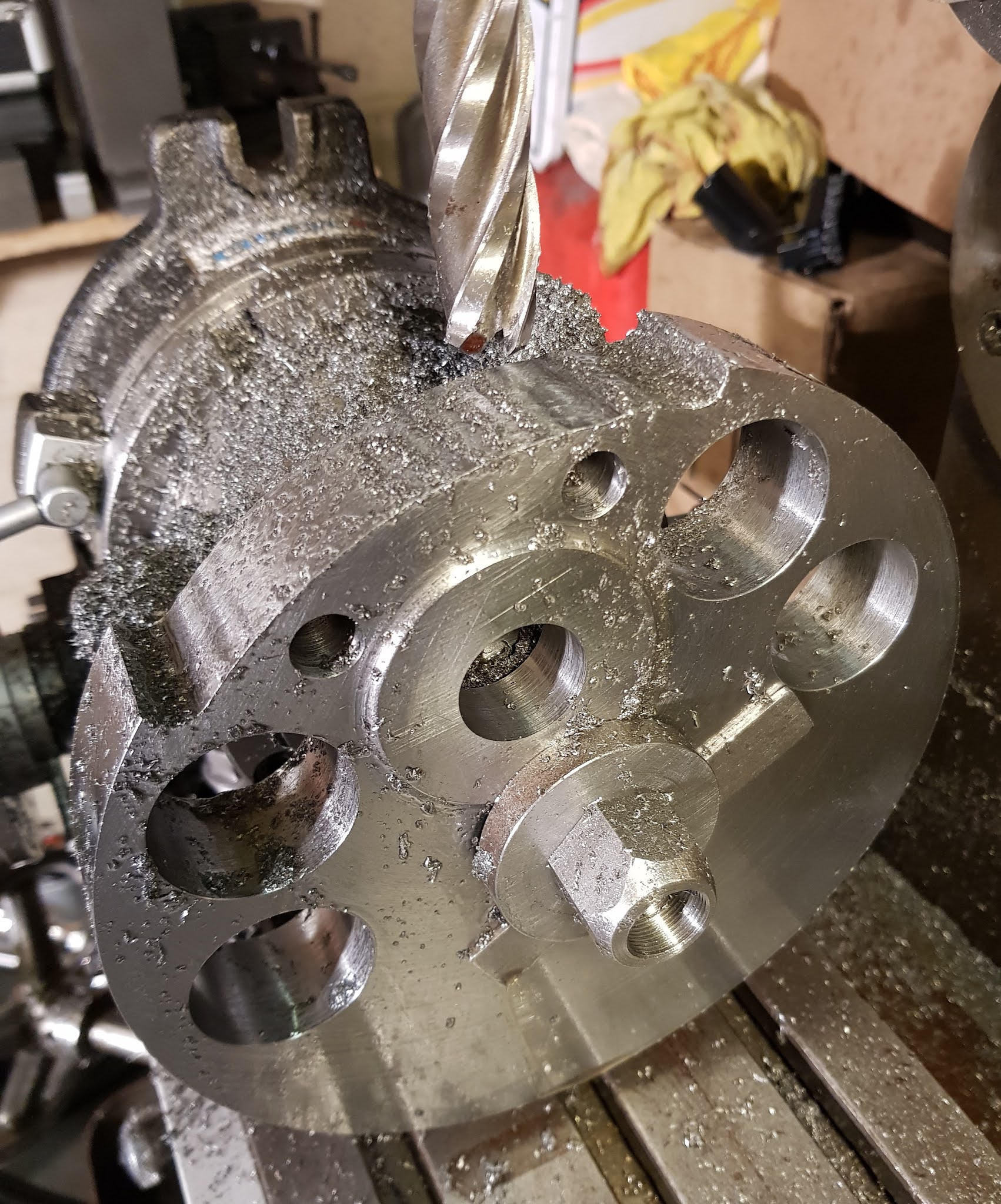 Vintage AJS: The AJS V-Twin Crankshaft: Part 4 – Machining the Flywheels