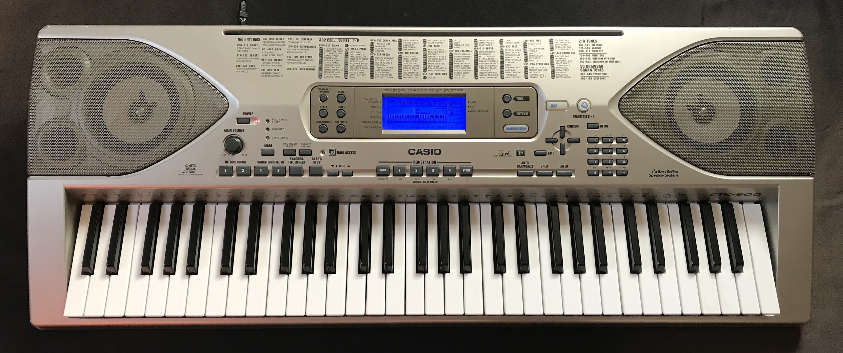 Casio CTK-900 a WK-8000 + videa s ukázkami