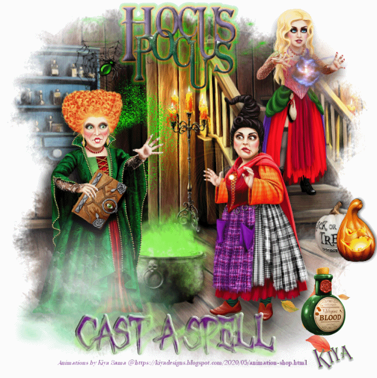 Kiya Designs: New Hocus Pocus Animations!
