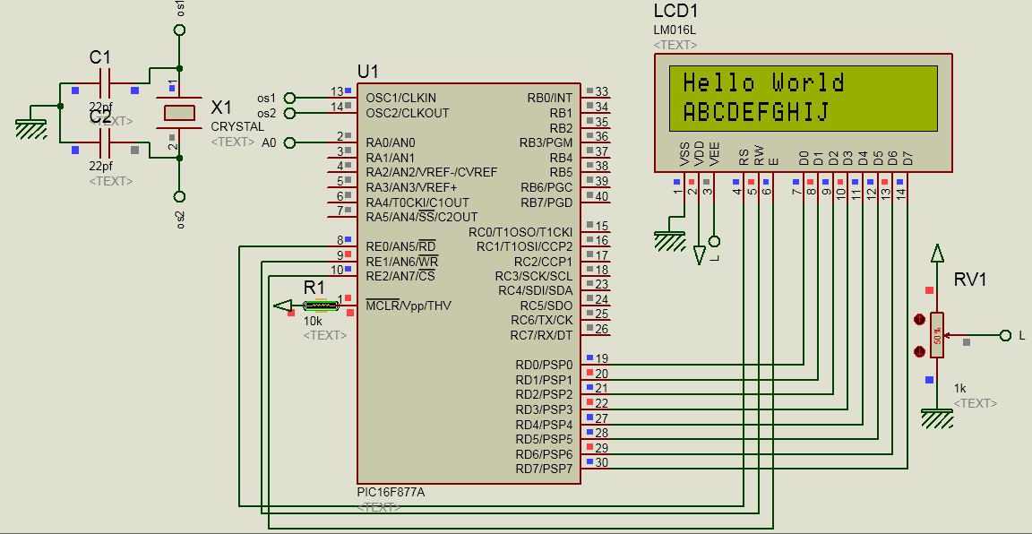 Samrat's Blog : How to Interface 16x2 LCD with PIC Microcontroller ...