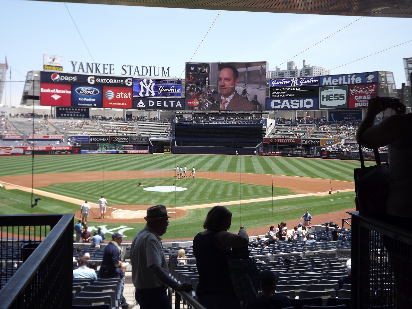 Rounding The Bases: First Pitch, Yankee Stadium, 6/30/12