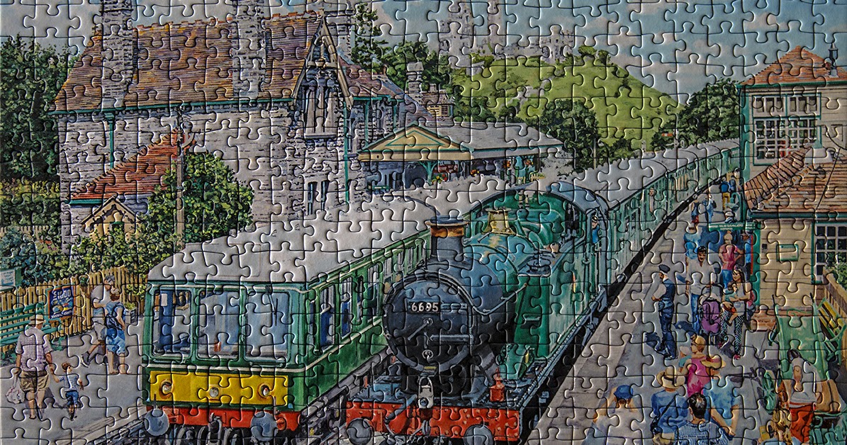 STEAM TRAINS AND JIGSAW PUZZLES: Ravensburger Railway Heritage Series