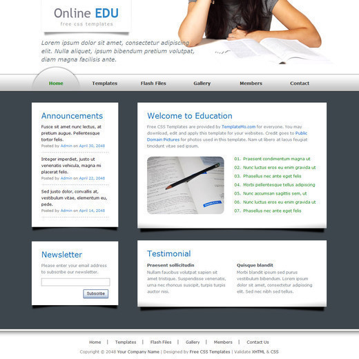 50 Ücretsiz (Free) CSS/(X)HTML Templates Download | Rooteto