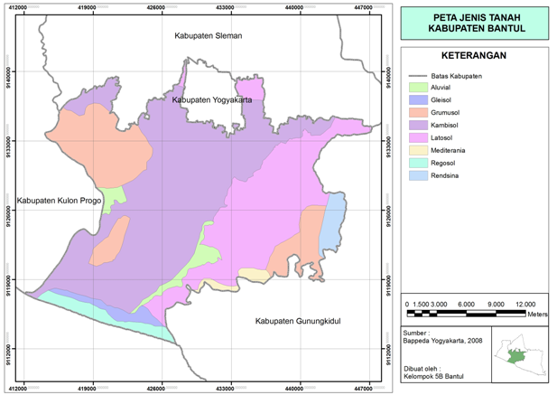 Bantul Magnificent: Kumpulan Peta Kabupaten Bantul