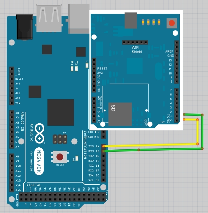 아두이노 메가 Esp8266 Esp 12e Uart Wifi Shield 제로윈코딩