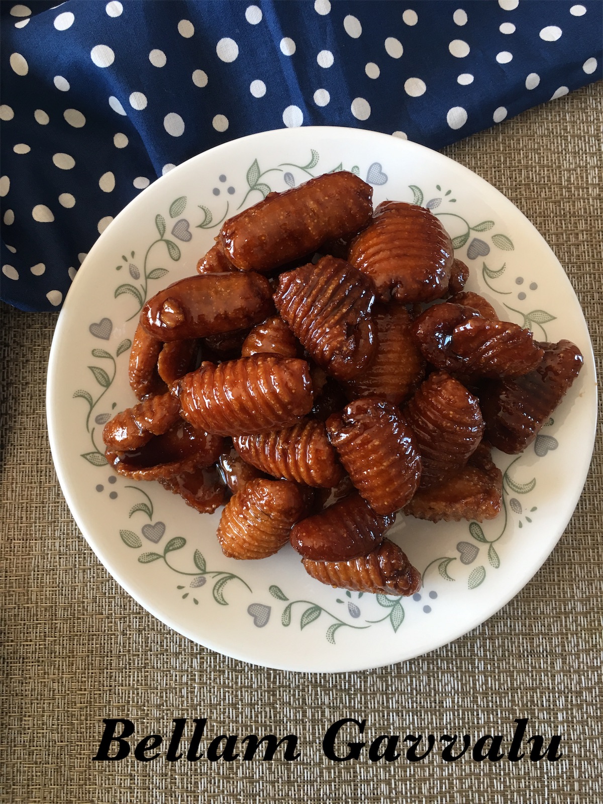 Bellam Gavvalu - Sweet Shells - From Sushma's Kitchen