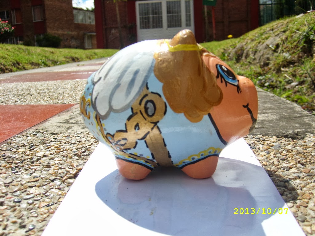 Marrano Pintado de "Angelito" - Mega Marranos pintados