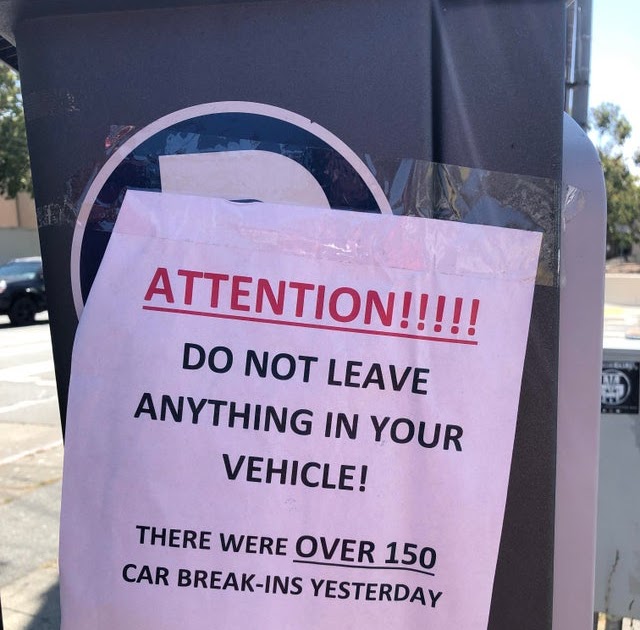 Sign: That's unsettling (Picture) - CUZZ BLUE