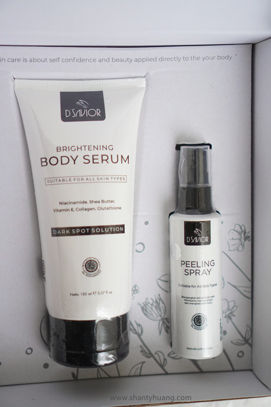 Review : D'savior Body Care "D'savior Peeling Spray & D'savior ...