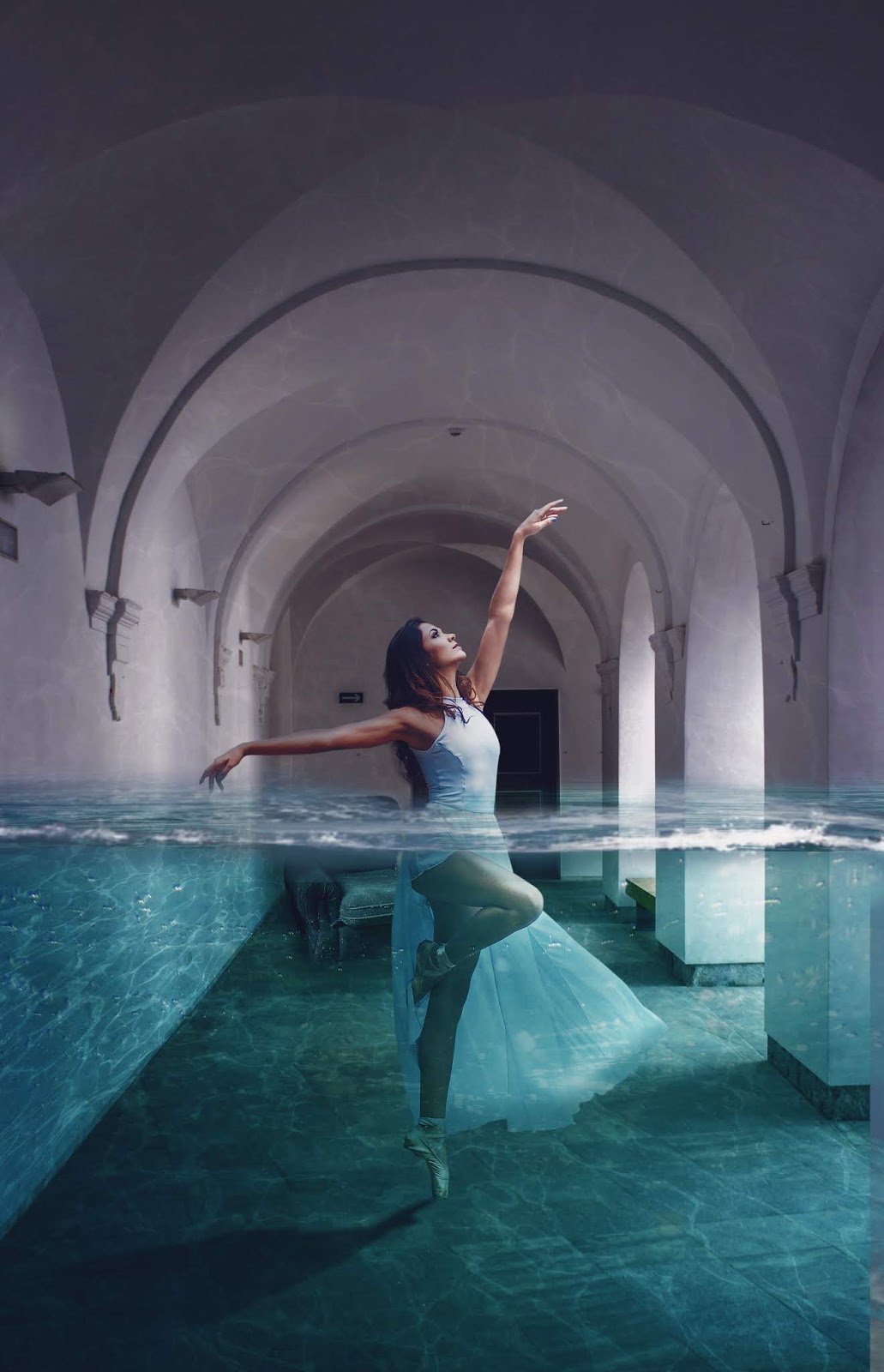 Photo manipulation | photoshop under water effect - SGC