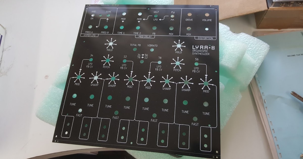 JonDent - Exploring Electronic Music: Lyra 8 build - part 2