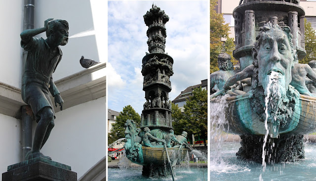 View From Sint Pieterstraat: Koblenz: Spitting Statues and a 6-Foot Thumb