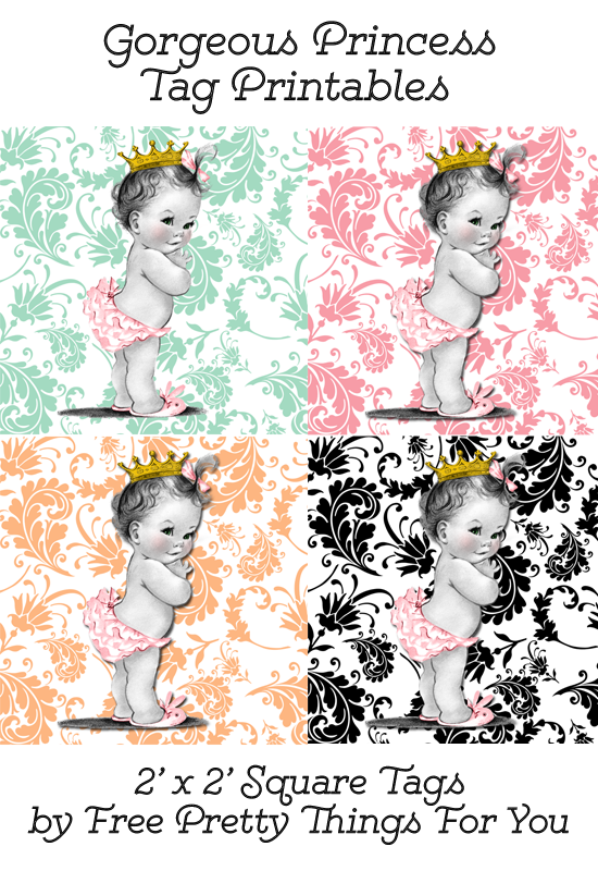 Vintage Baby Free printable Tags, Labels or Toppers. - Oh My Baby!