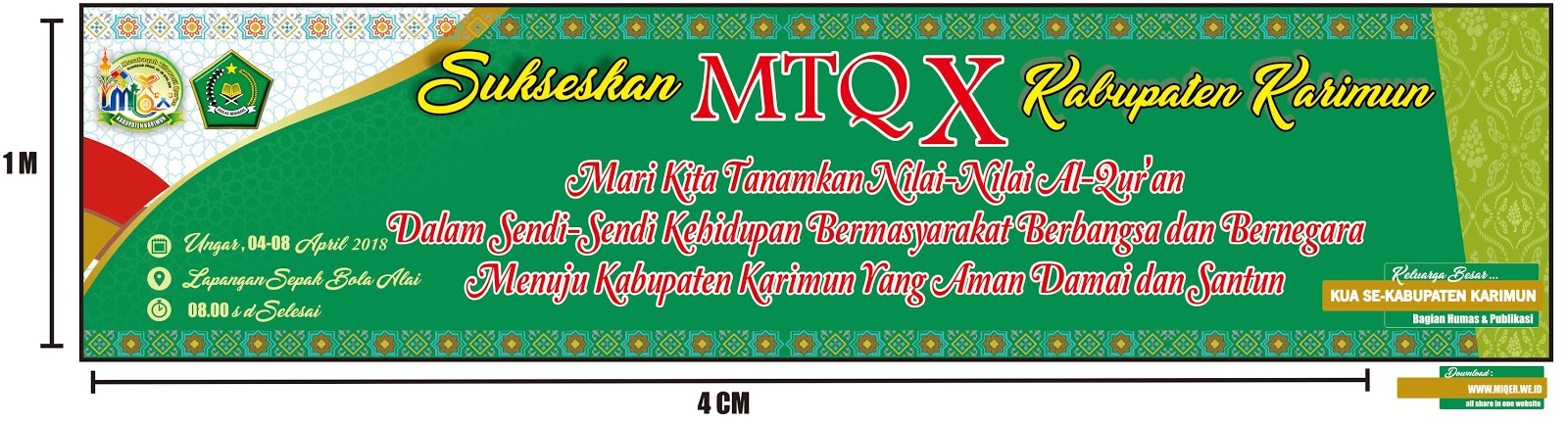 Spanduk Mtq - Forex Idn