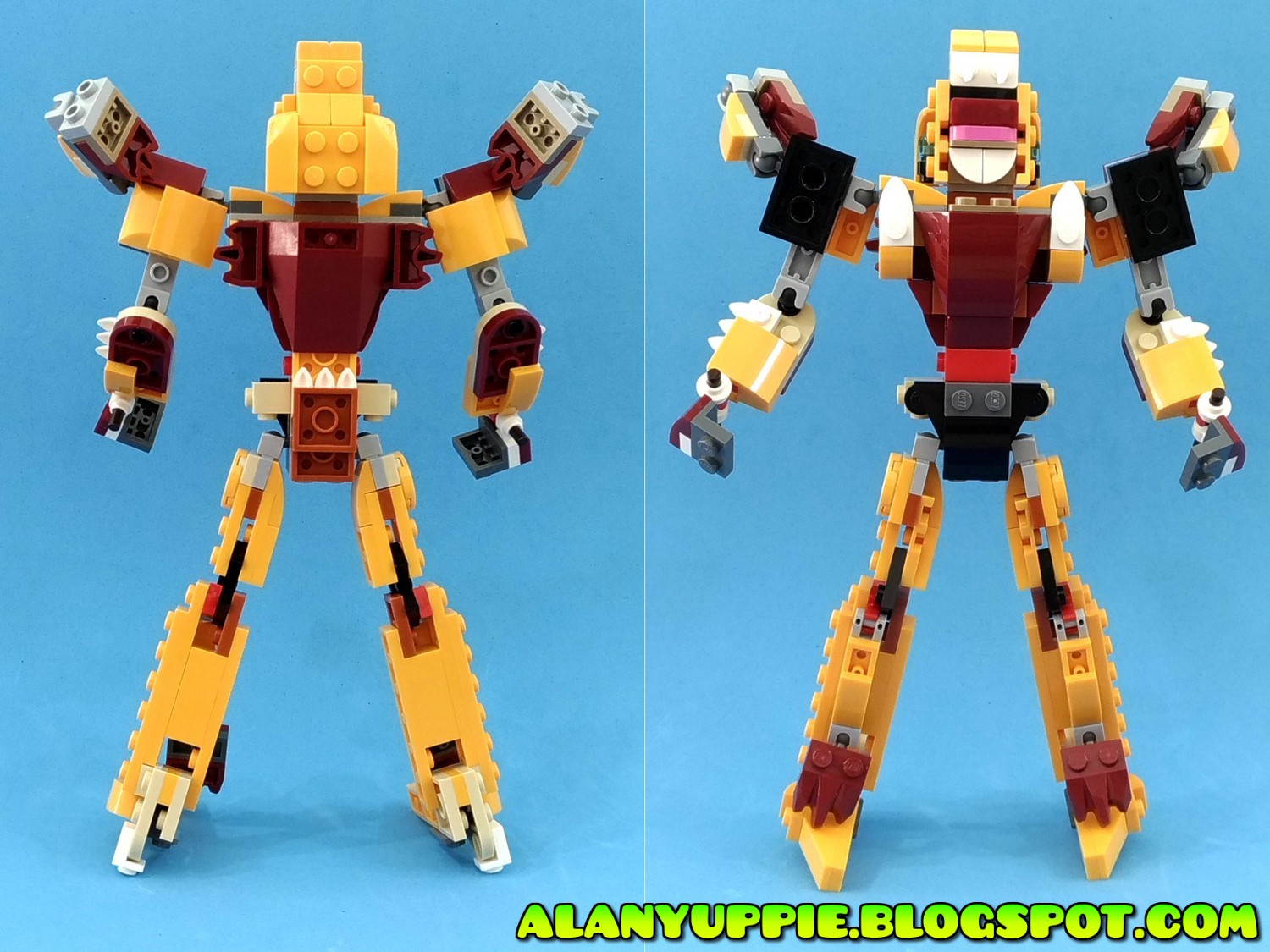 Alanyuppie's LEGO Transformers: Video Tutorial: LEGO Transformer Lion ...