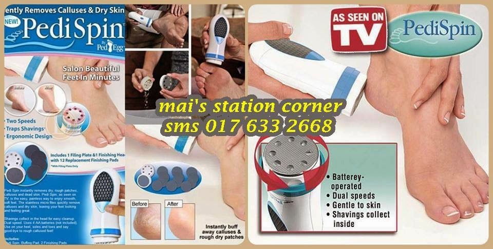 Mai's Station Corner: PEDI SPIN CALLUS REMOVER