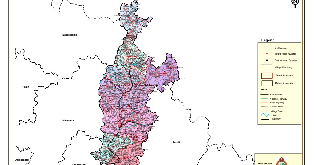 Sabarkantha Dist Digital HD Map Pdf Download. - J.S GOSAI :- EDU GUJARAT