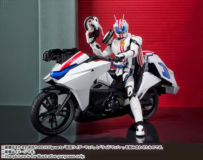Otaku Gai: S.H. FiguArts Kamen Rider Mach & Ride Macher Unveiled