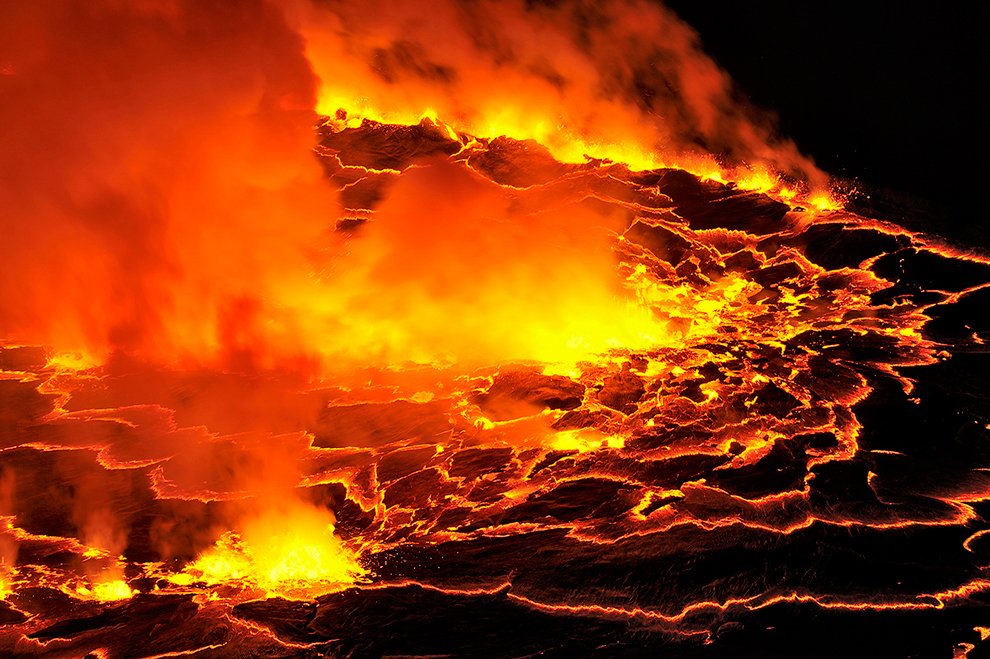 Nyiragongo Volcano | The Lava Lake of Democratic Republic of Congo