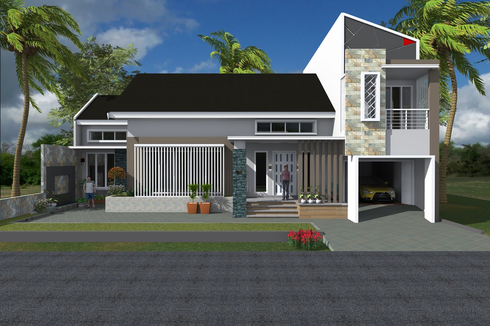 Desain Rumah Hunian Dilahan Sempit - 2mdesain