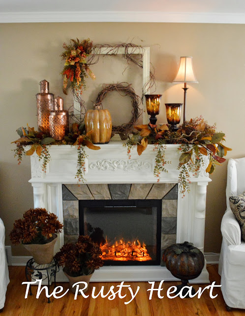 15 Amazing and Gorgeous Fall Mantle Ideas - Classy Clutter