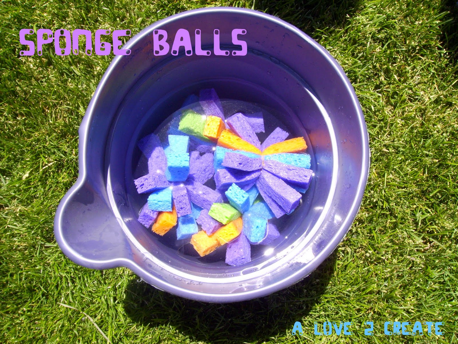 A love to create: Sponge Balls