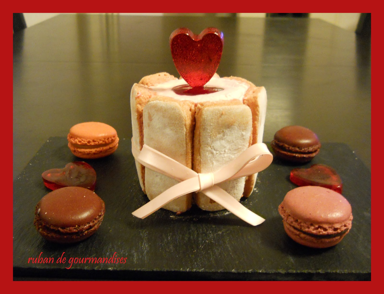 Ruban de Gourmandises: mini charlotte