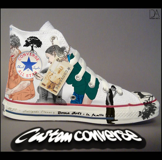 Seni Conteng Kasut Converse
