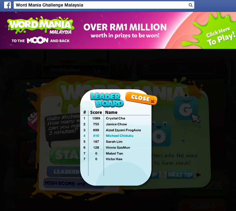 The Lilypad: The Word Mania fever increases: Can You Beat the FrogAsia ...